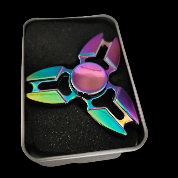 Accessories | Metal Heavy Fidget Spinner With Black Zipper Case | Poshmark